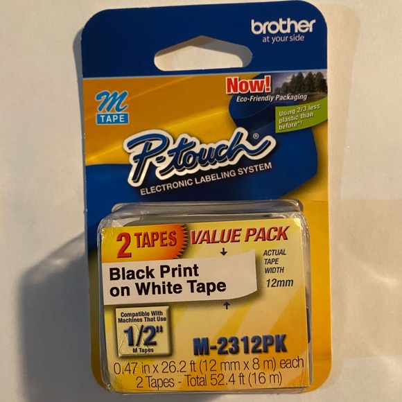 Brother | Office | Brother Ptouch Electronic Labeling System 2 Tapes ...